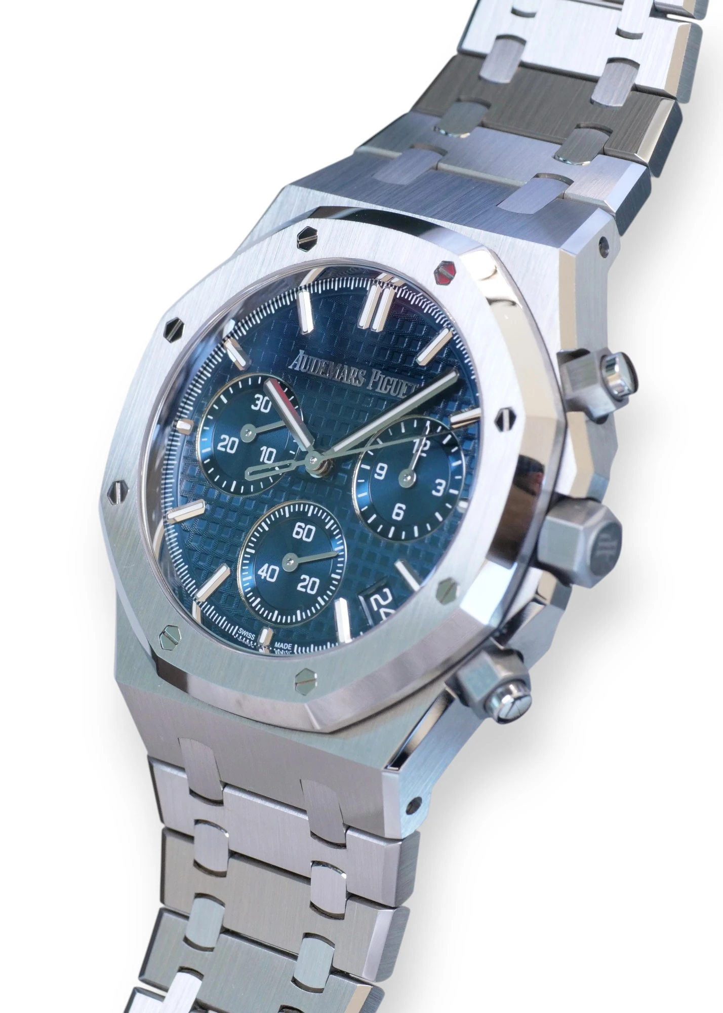 AP Royal Oak Flyback Chronograph 26240ST Blue Dial 50th Anniversary ...